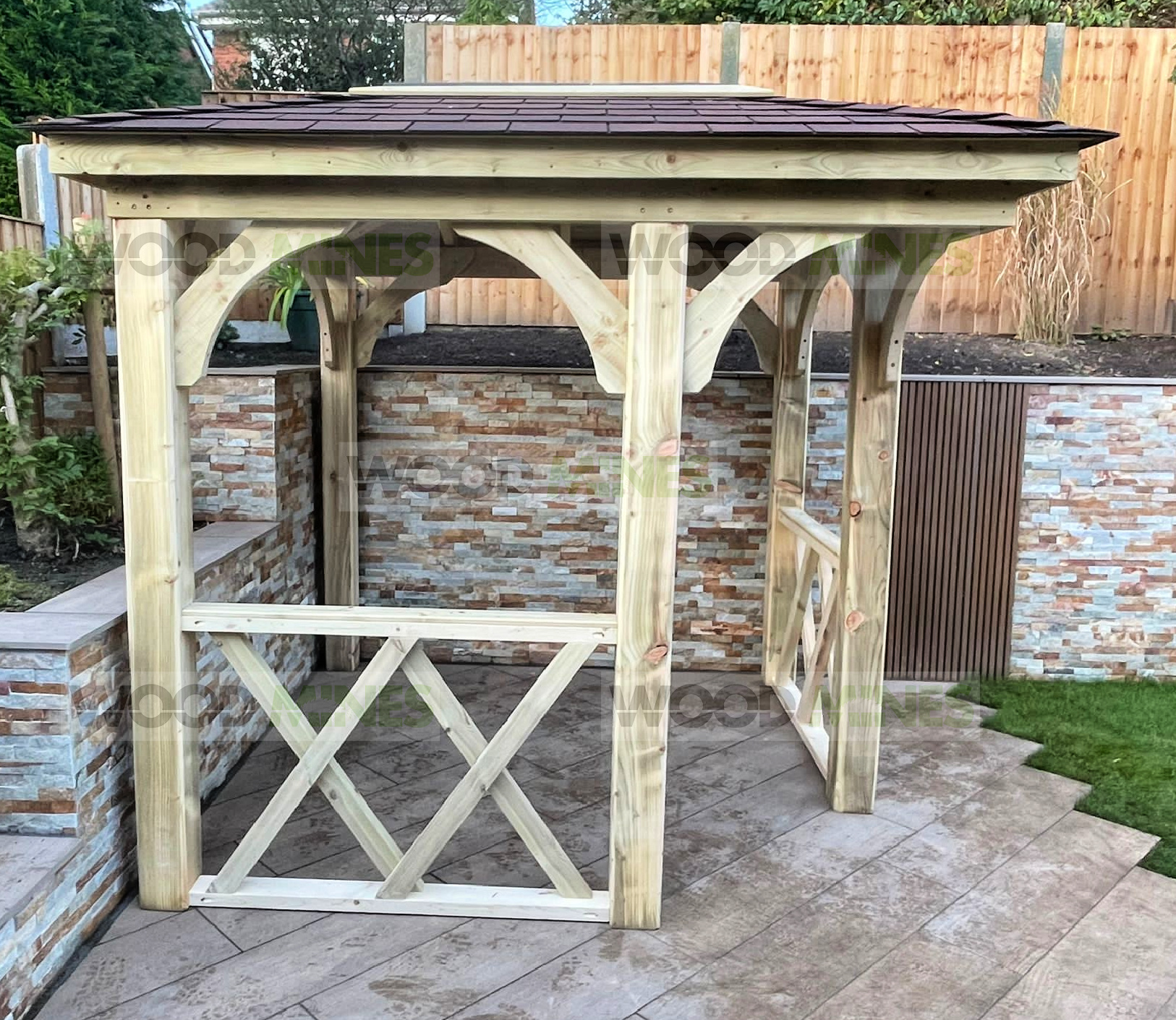 Under 2.5m High Gazebo Planning Rules Luxury Wooden Gazebo | WoodMines